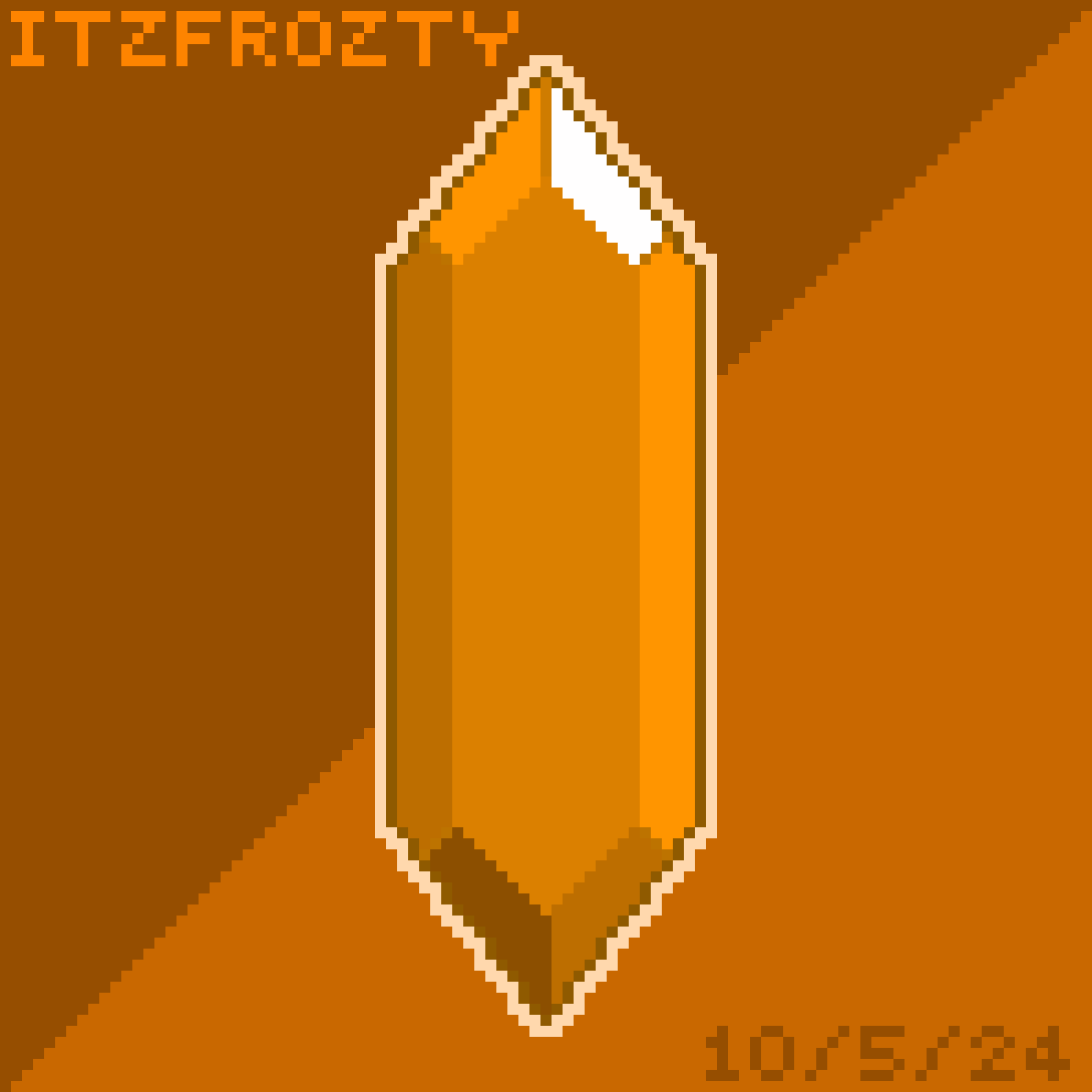 Pixilart - Rupee Gem by ItzFrozty