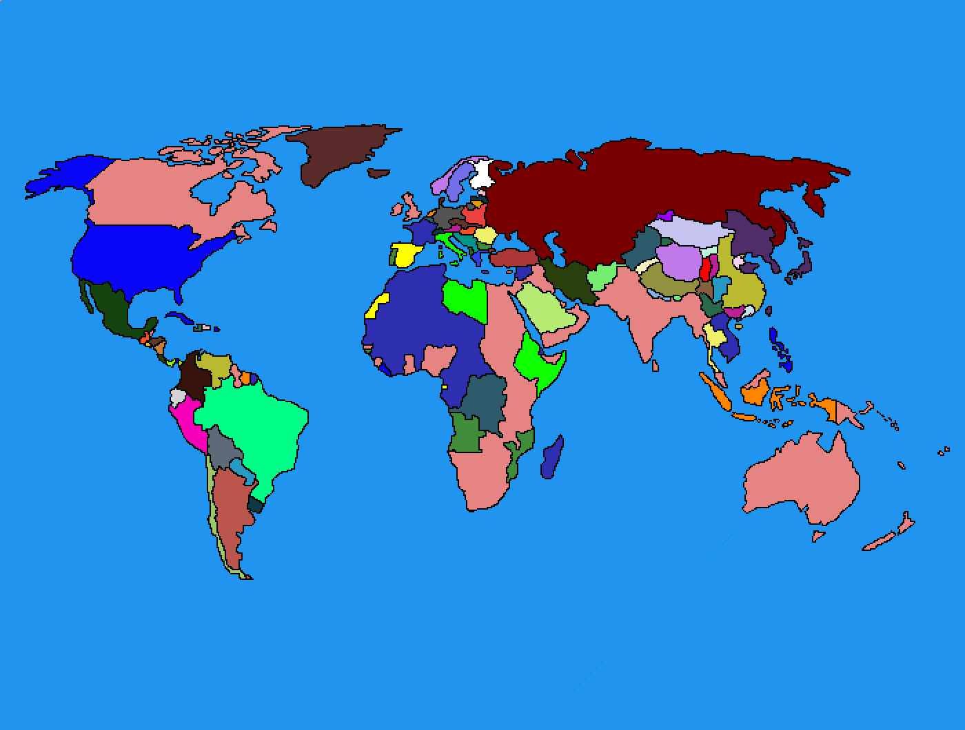 Pixilart - WW2 Map by Bit-Dragon-Ball