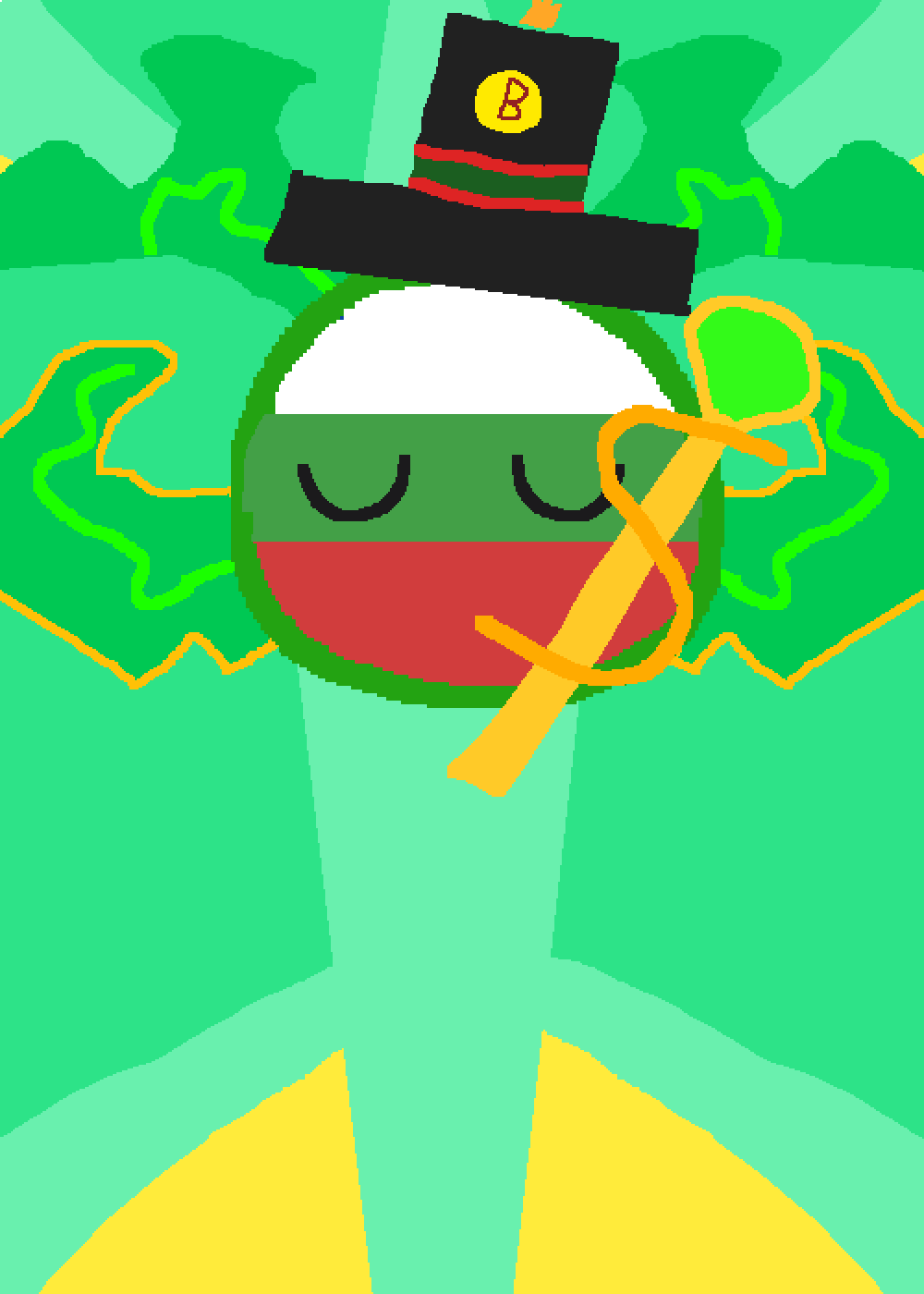 Pixilart - Boss/Emperor/Captain/Goat Frog by Pyrobyte