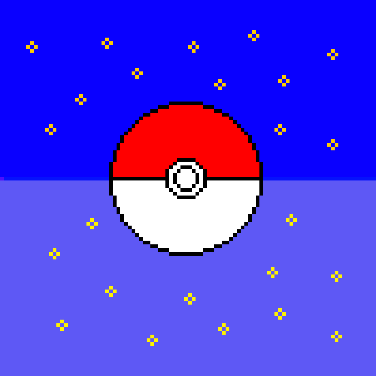 Pixilart - Pokeball by Emerald-mask