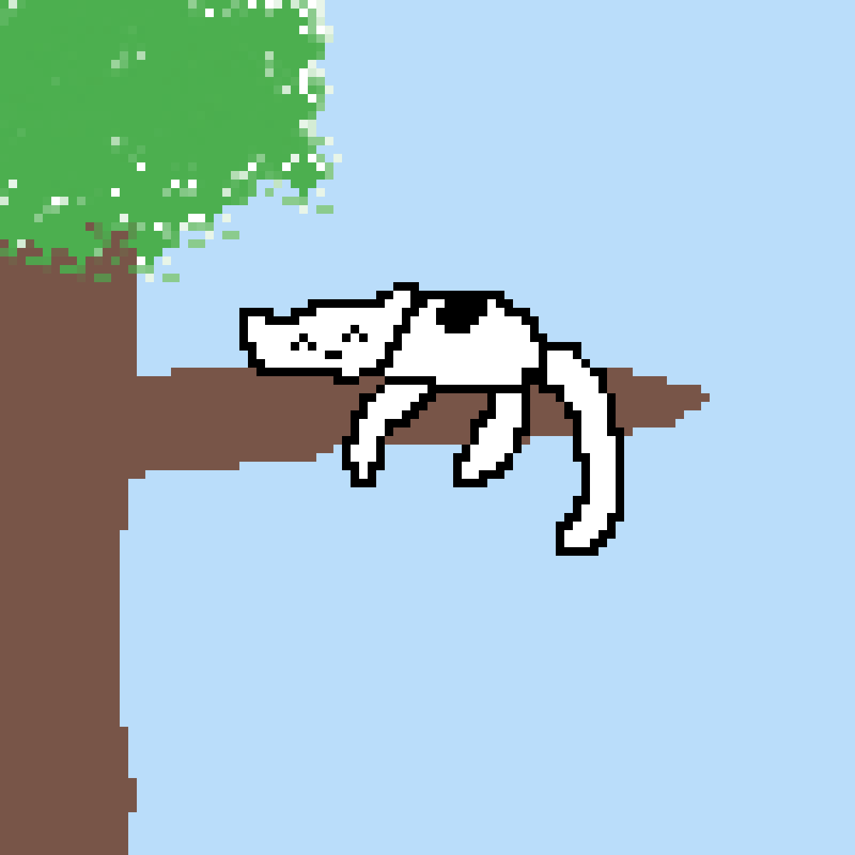 Pixilart - Cat Sleeping by LunaGalaxyStar