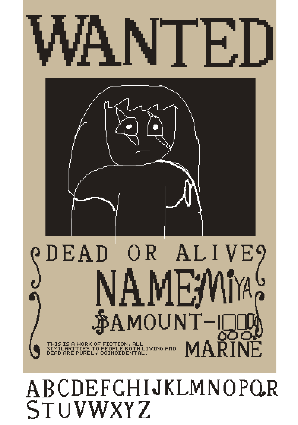 Pixilart - one piece wanted poster base by FOX-Natcher