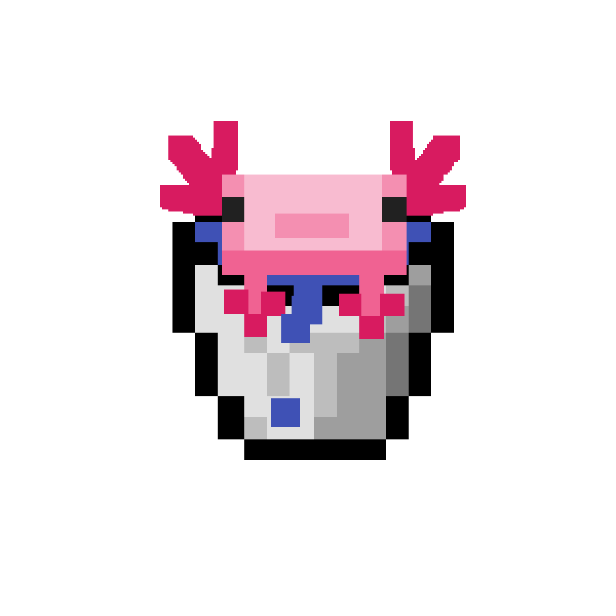 Pixilart - axolotl in a bucket by Sam-ehrig-home