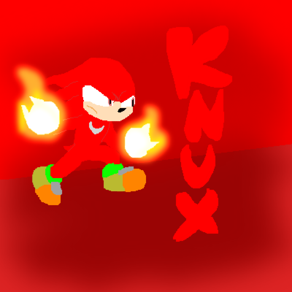 Pixilart - Knux by BlueChar17
