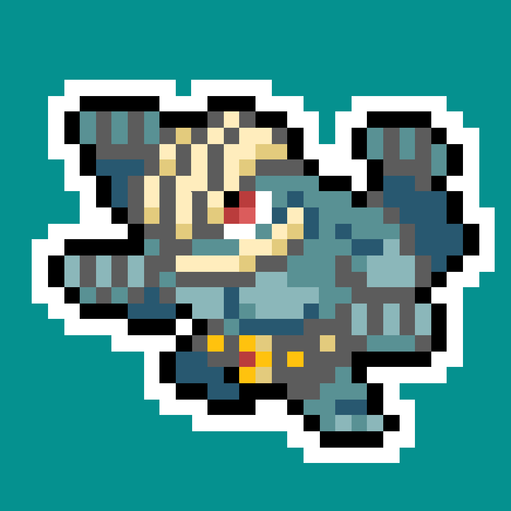 Pixilart - Pokemon 068 Machamp by Davidhehehe