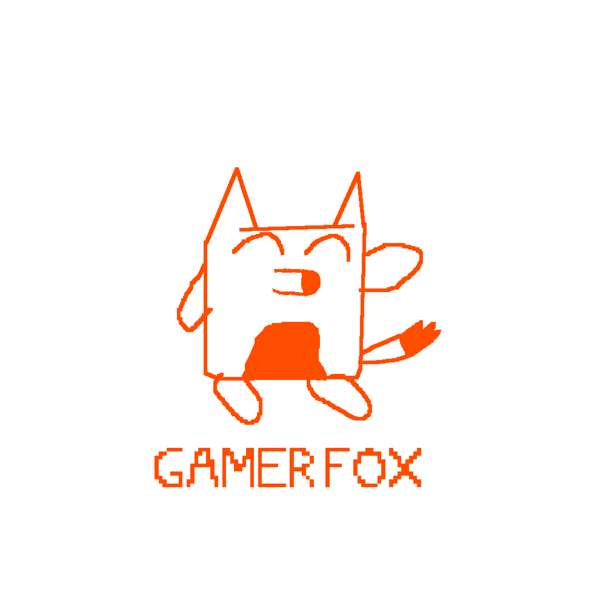 Pixilart - Gamer fox by Derp541