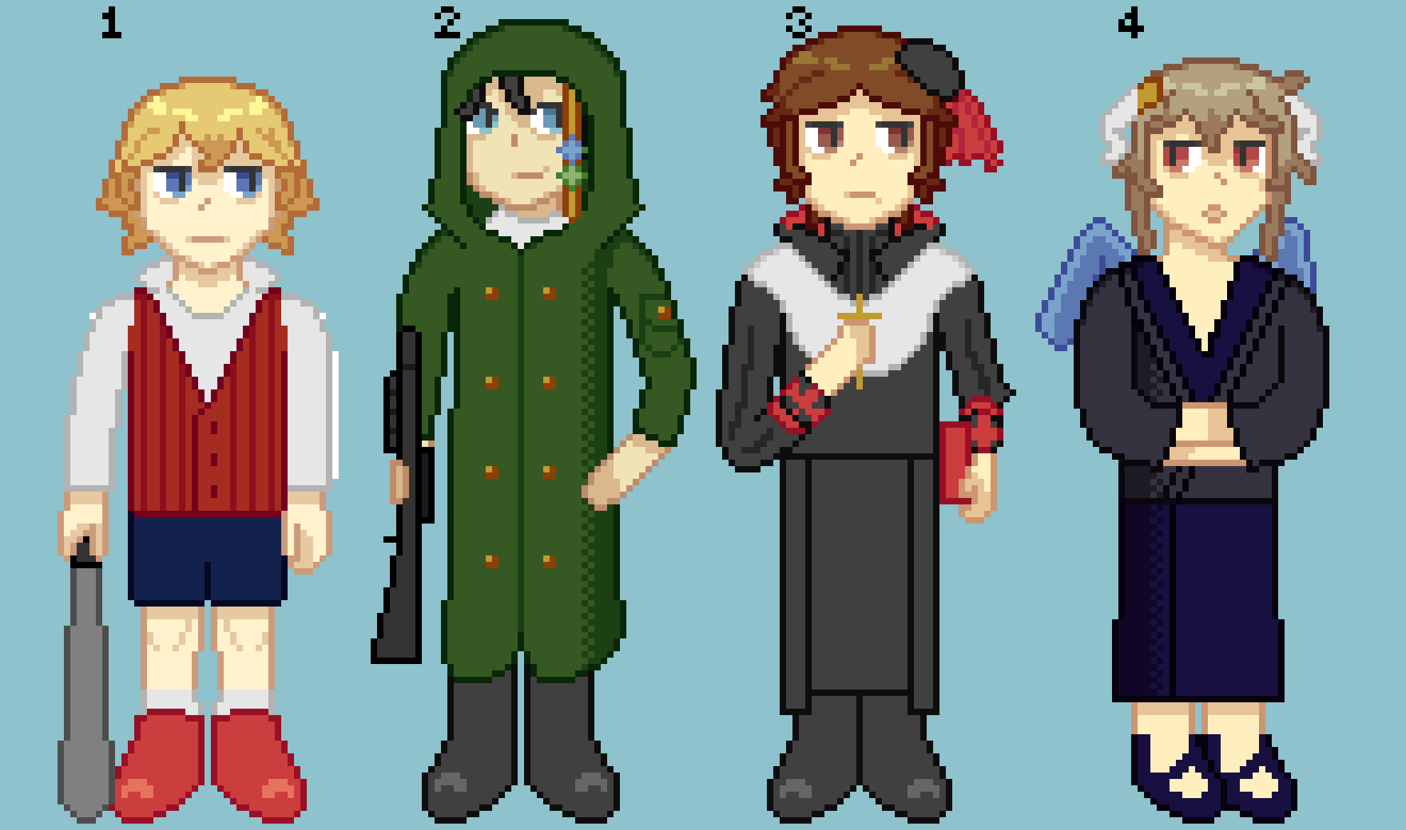 End Roll Pixel Art - Chapter 3 - TKOY - End Roll (Video Game) [Archive ...