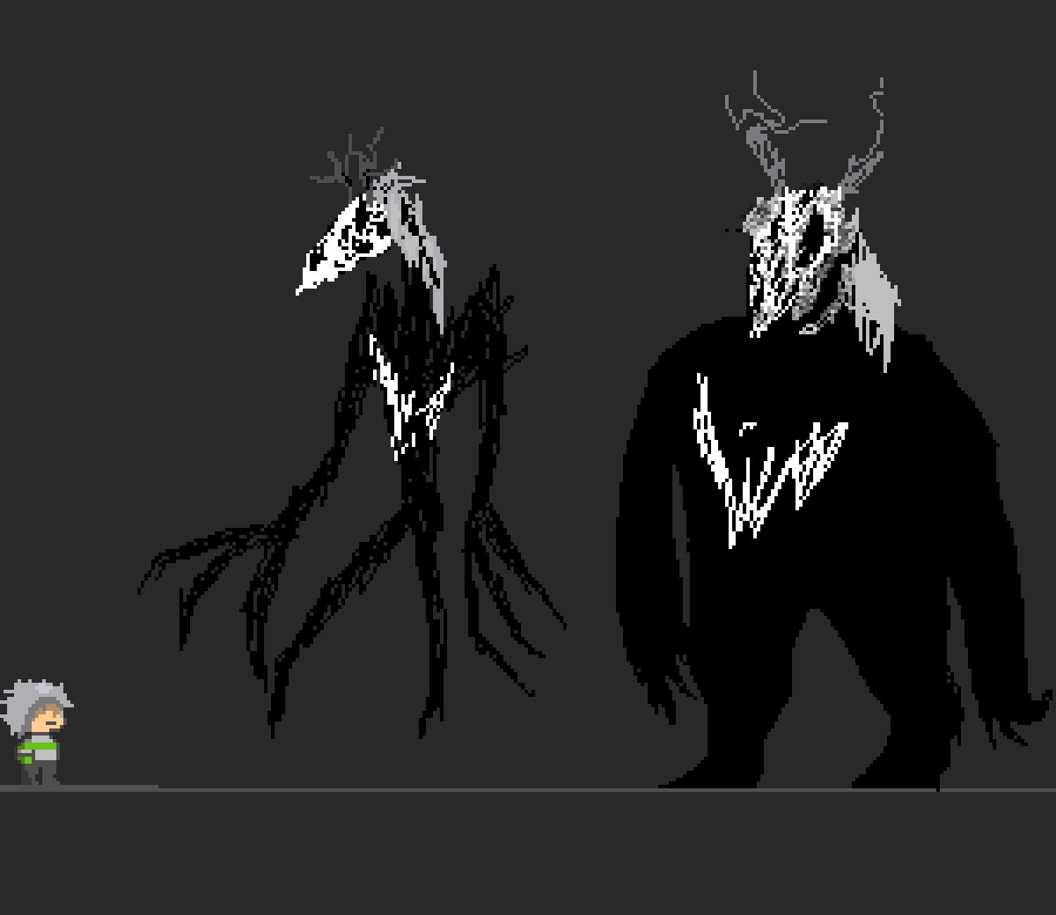 Pixilart - Wendigo powered form by Cosmogos