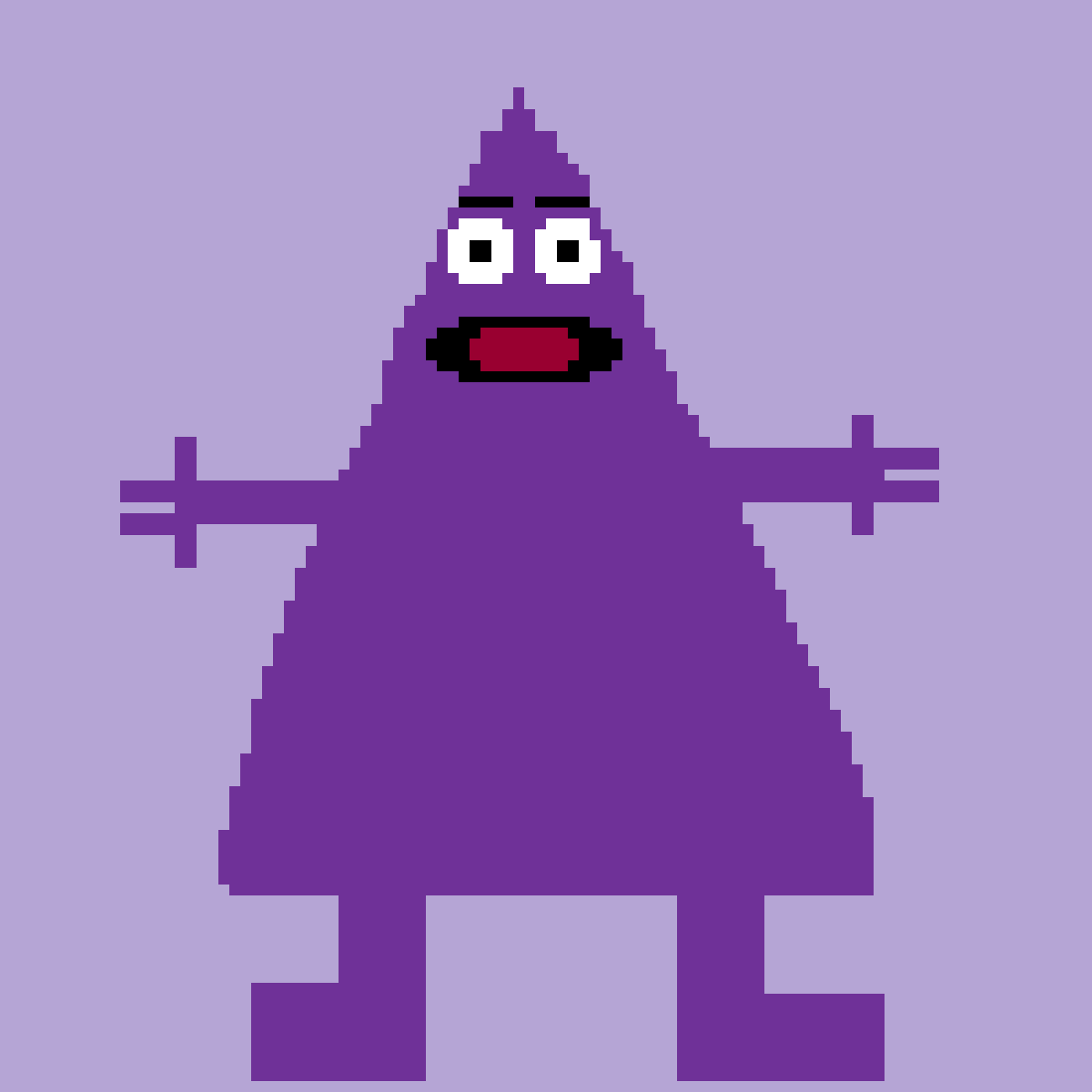 Pixilart - Grimace by Blade-the-pro
