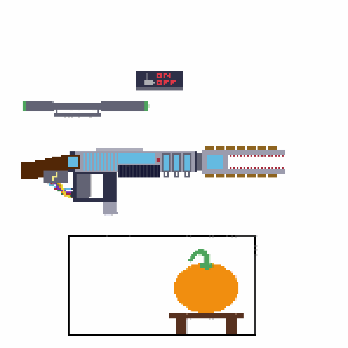 Pixilart - Energy railgun by Cowa