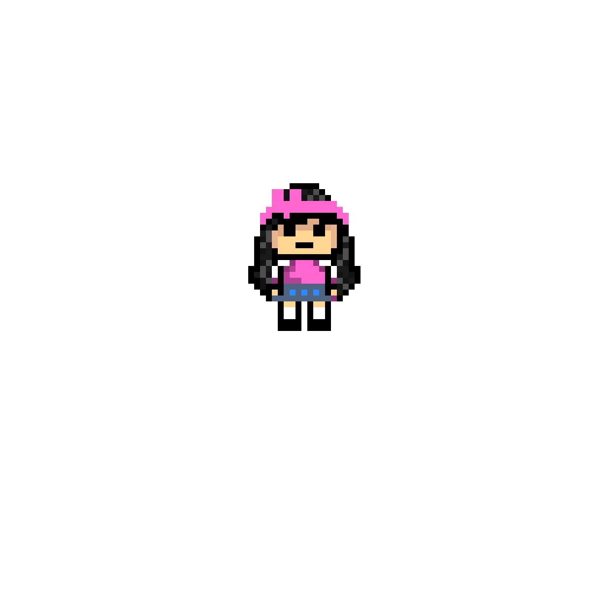Danganronpa Pixel Sprite Template