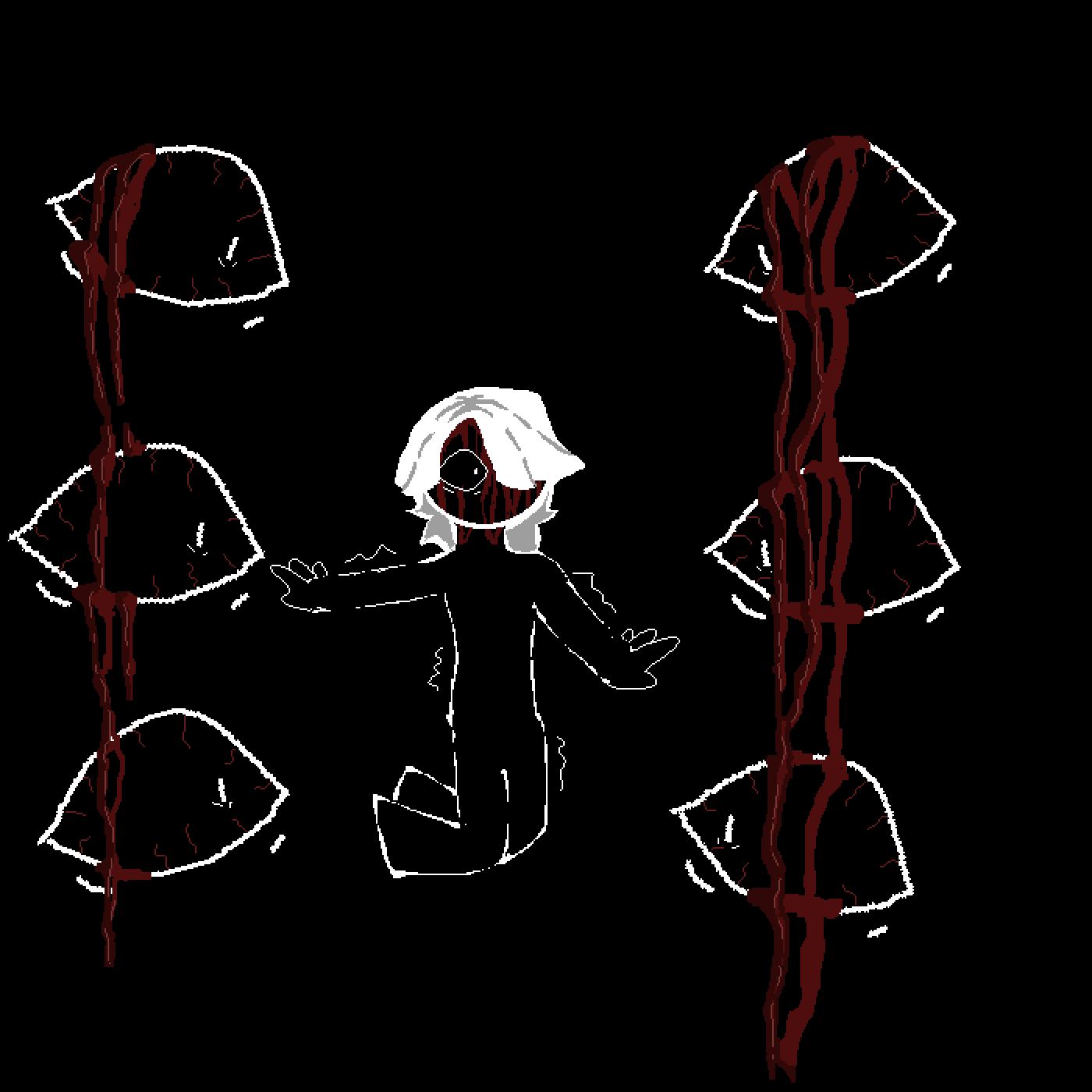 Pixilart - Scary eyes 👀 by Runamoon