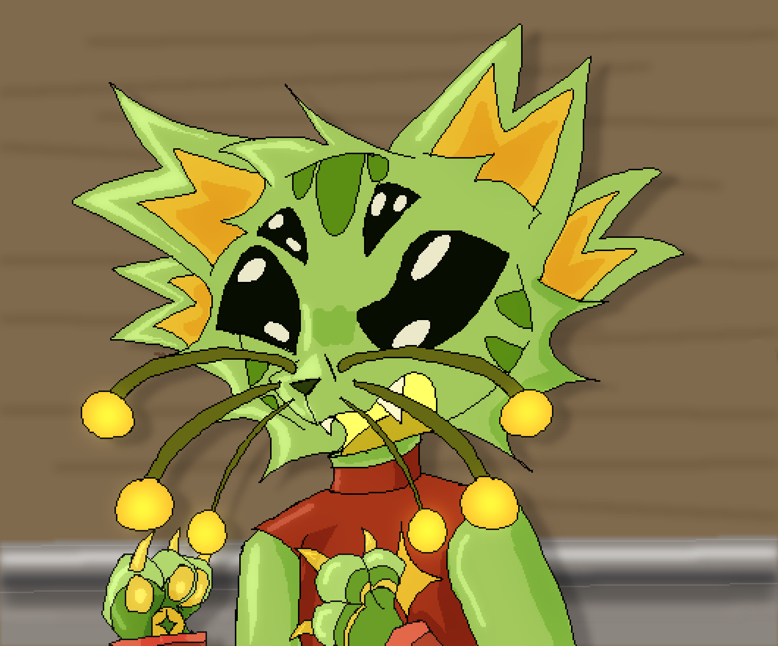 Pixilart - Gnarpy regretevator by BoredBullfrog