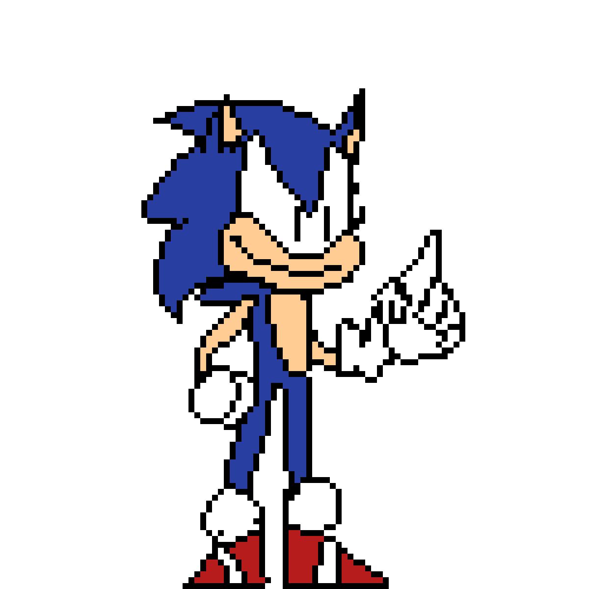Pixilart - Sonic pixel part more fps by Mekko4dev