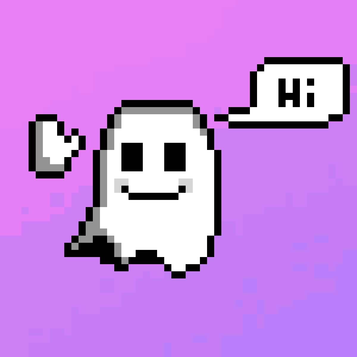 Pixilart - hi (GHOST) by the-fire-god