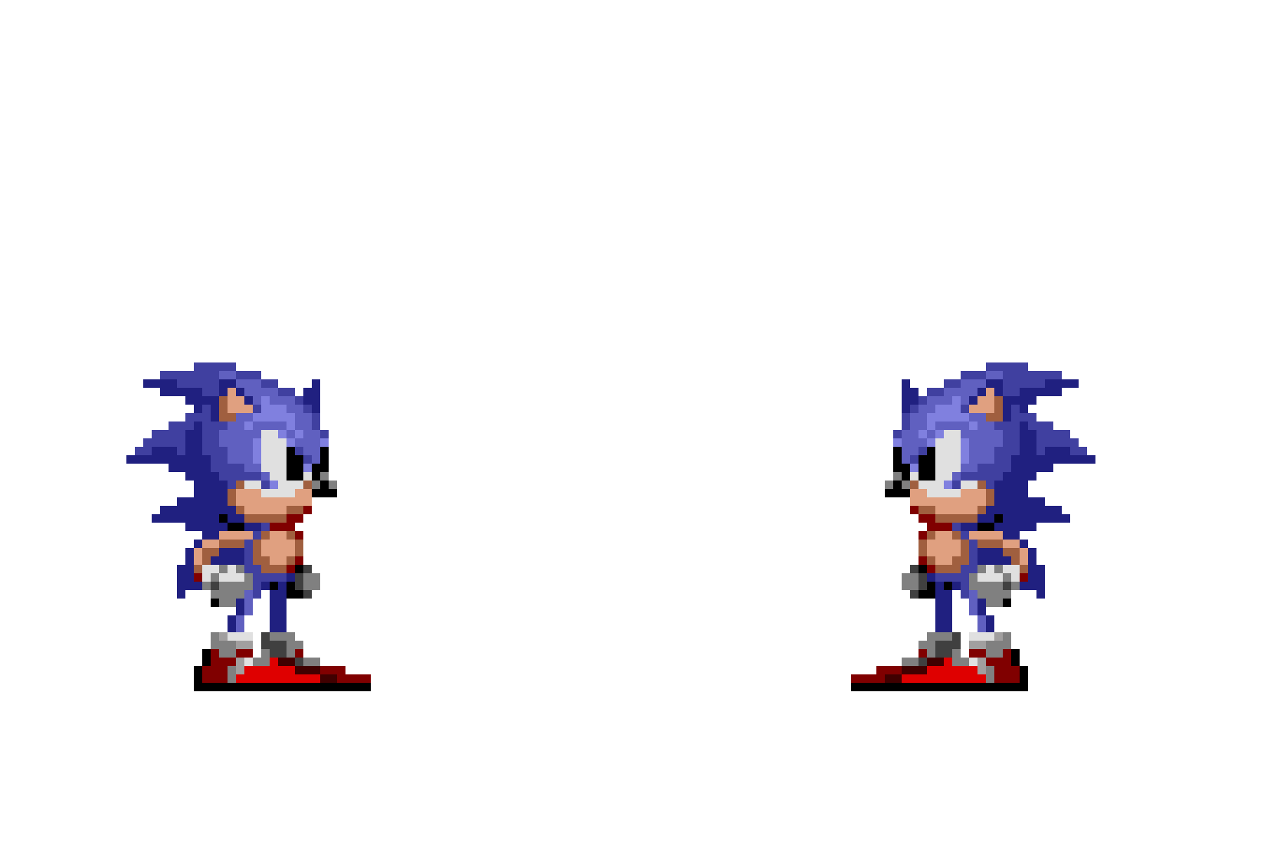 Pixilart - Sonic fighting Sonic by I-like-Sonic-91