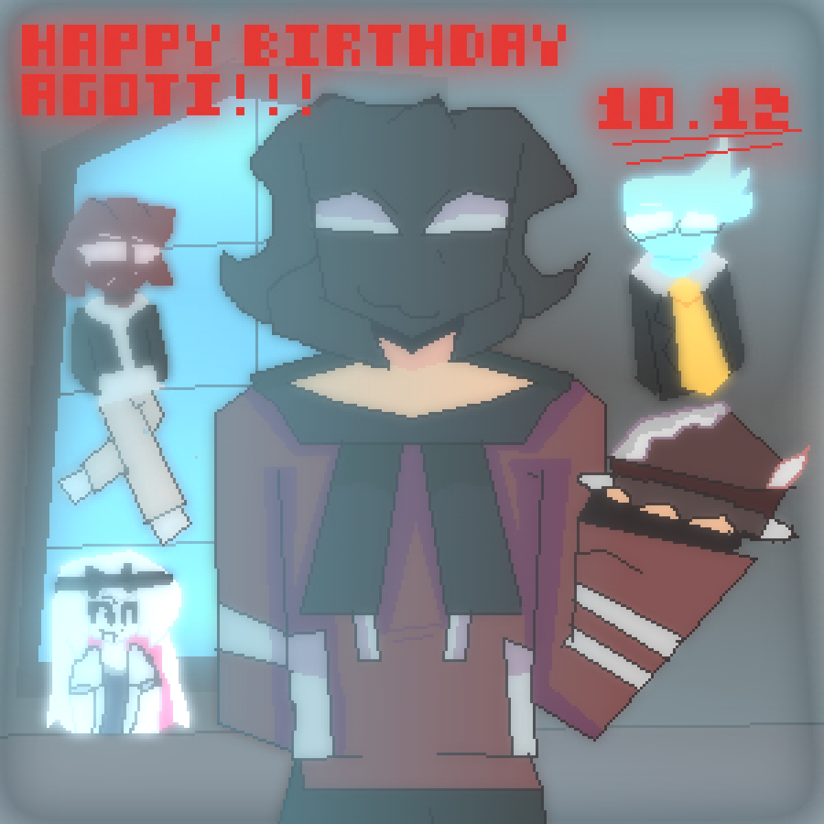 Pixilart - Happy Birthday Agoti by TrioThemselves