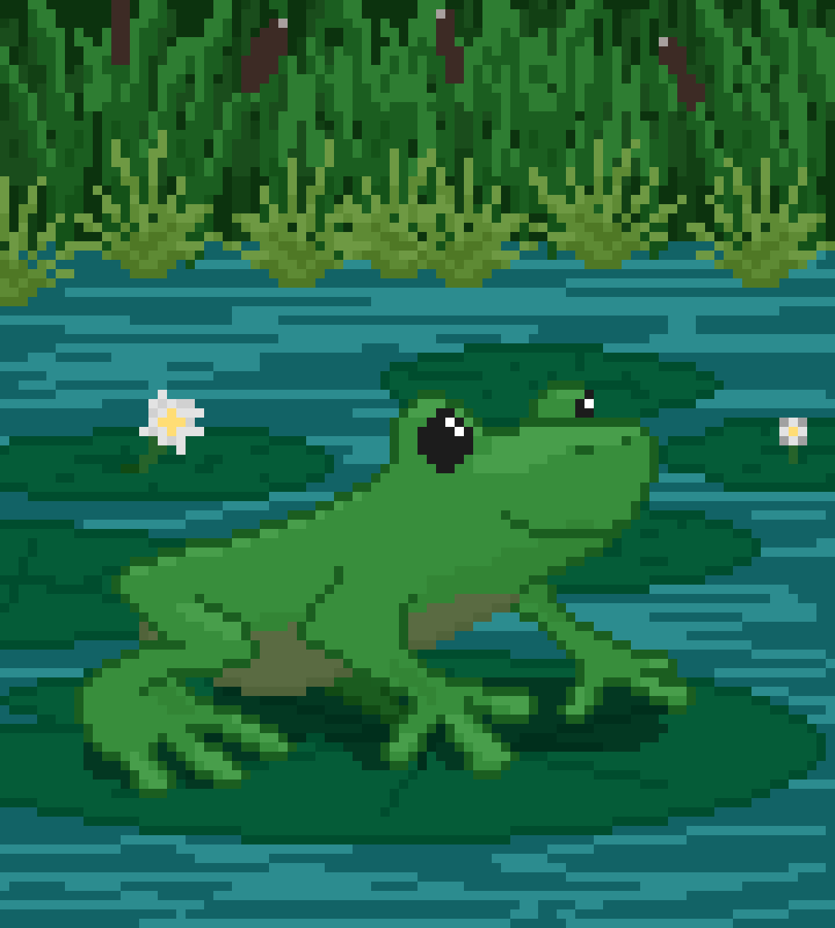 Pixilart - Frog by Wolfprof