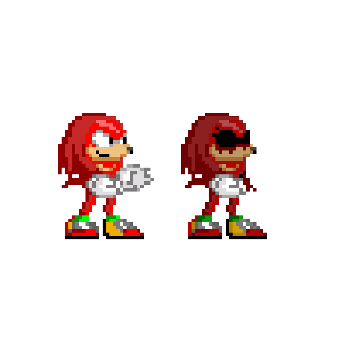 Pixilart - knuckles and soul knux by BlueboxDude