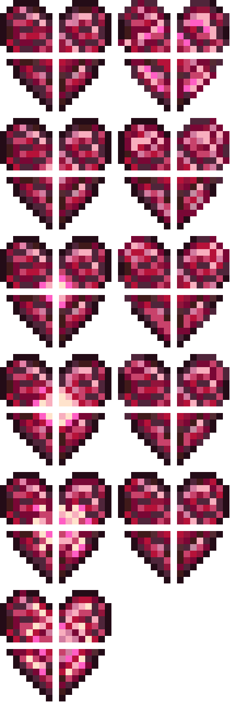 Pixilart - Terraria Tile ID #665 | Life Crystal Boulder by tSpritesheeter