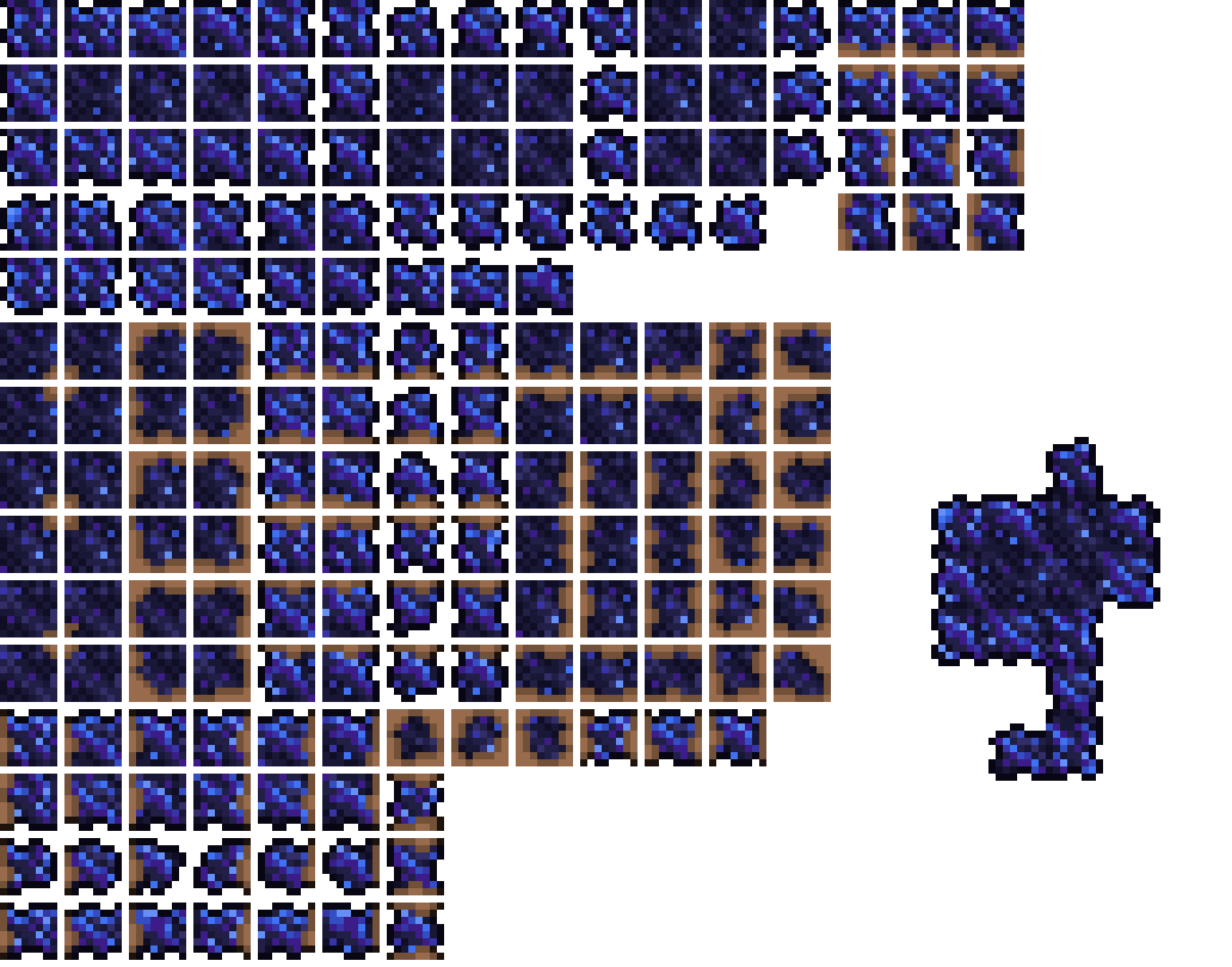 Pixilart - Terraria Spriting Practice: Placed Granite Spritesheet by ...