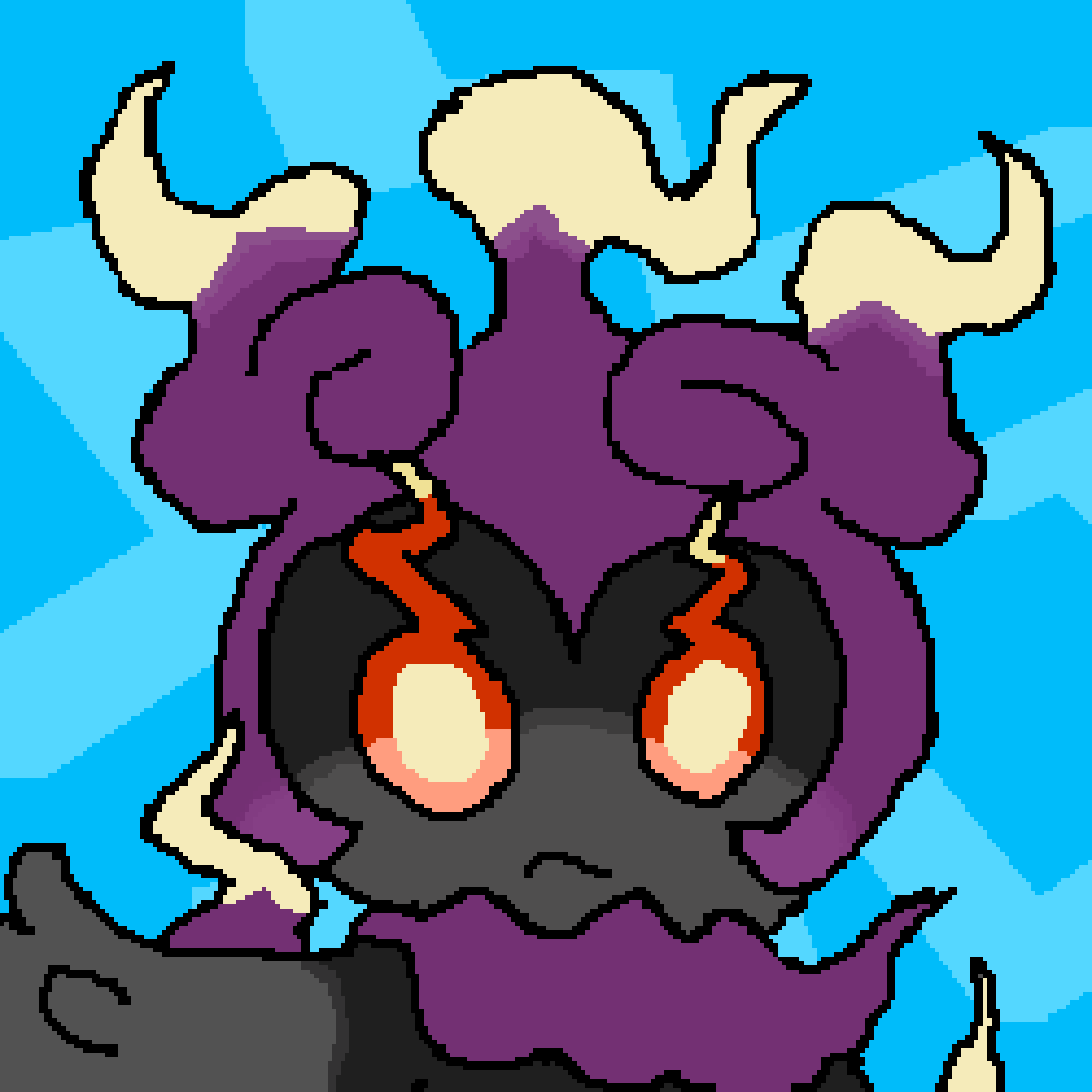 Pixilart - Shiny Zenith Marshadow by Evening