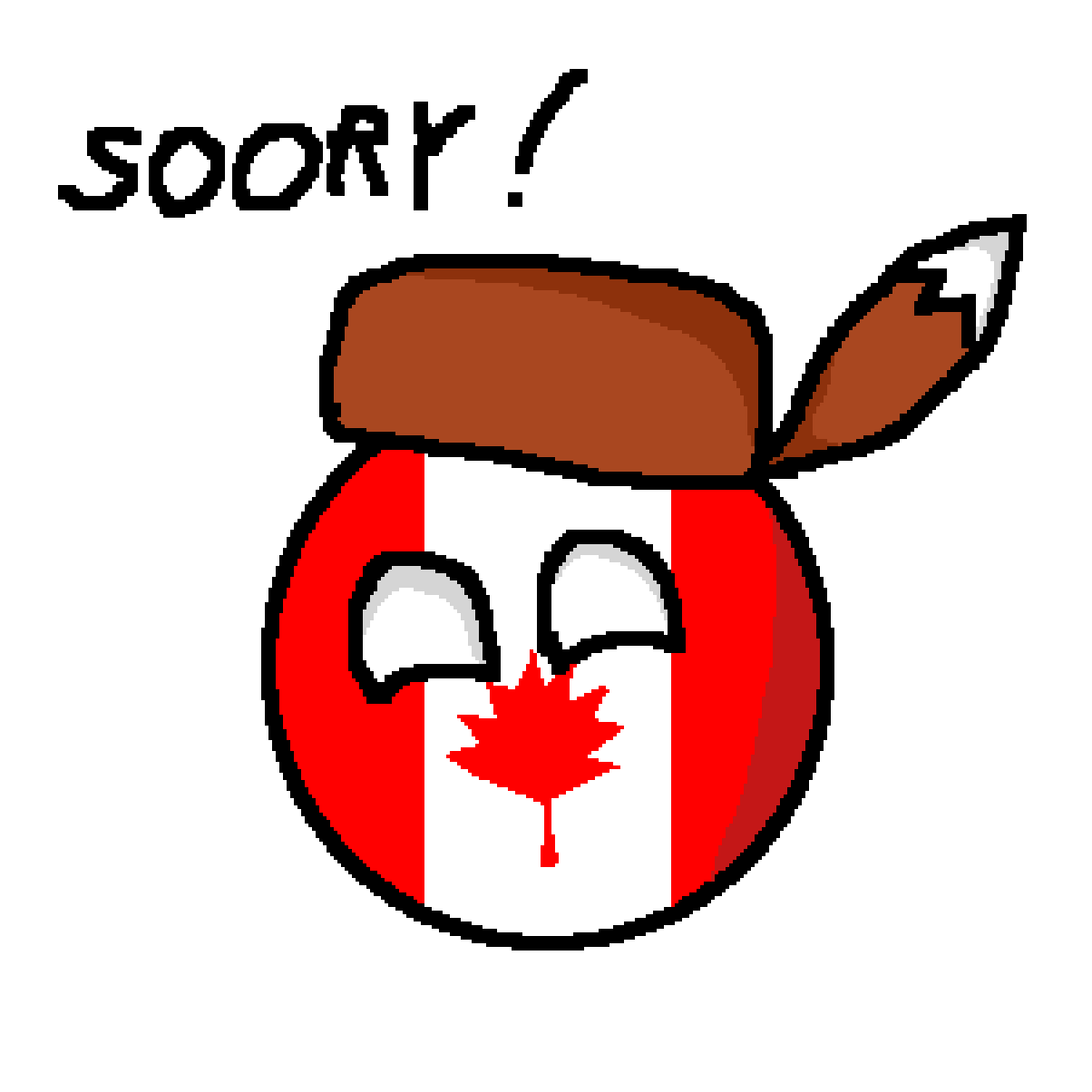 Pixilart - Canadaball by ReichSlayer201