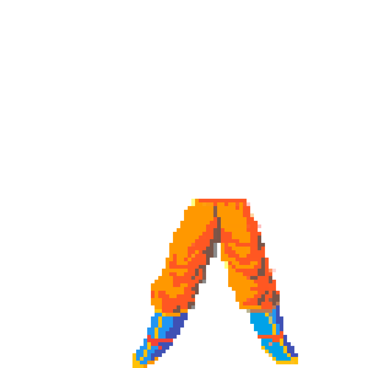 Pixilart - Goku draft by Pteridomania