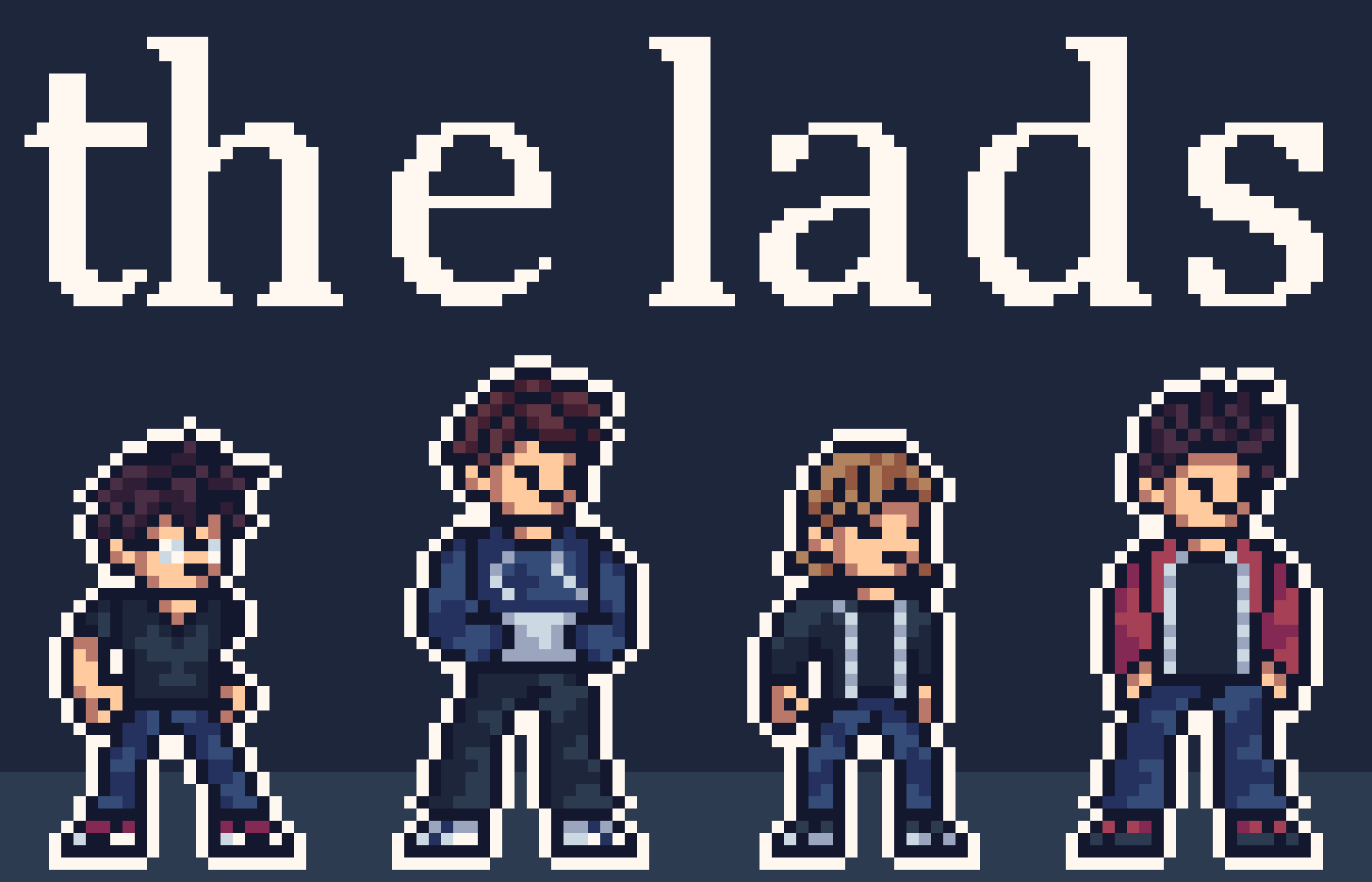 Pixilart - the lads by muilenta