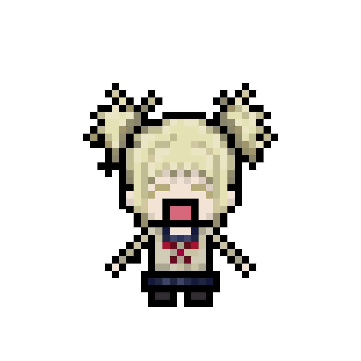 Pixilart - Toga Himiko-From-(MHA)-Low hand sprite- by Fandom-seeker
