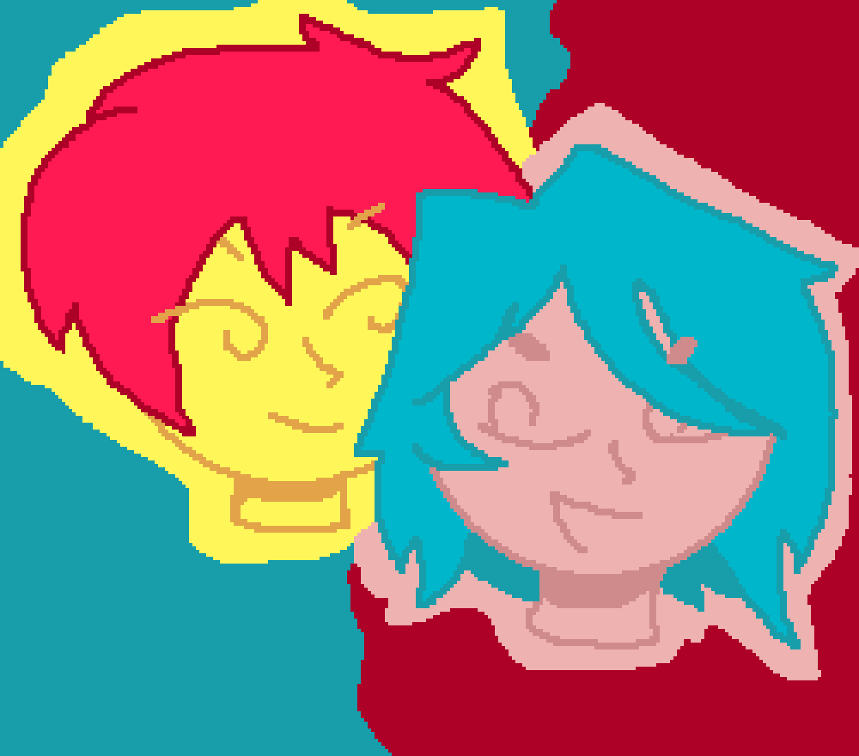 SSJ Hair Colours Palette - Pixilart