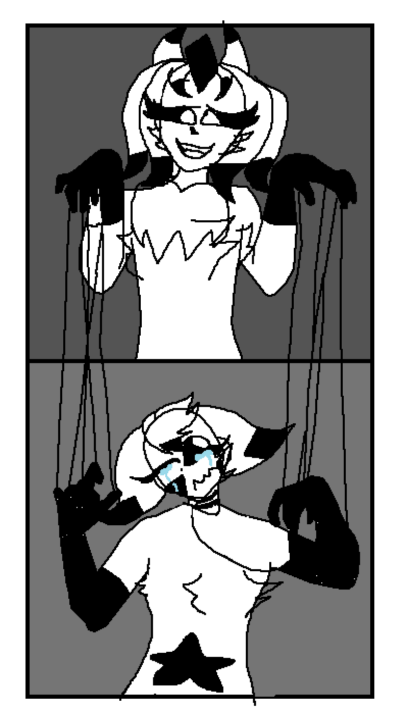 Pixilart - striction controlling sachi by cosmicphantom