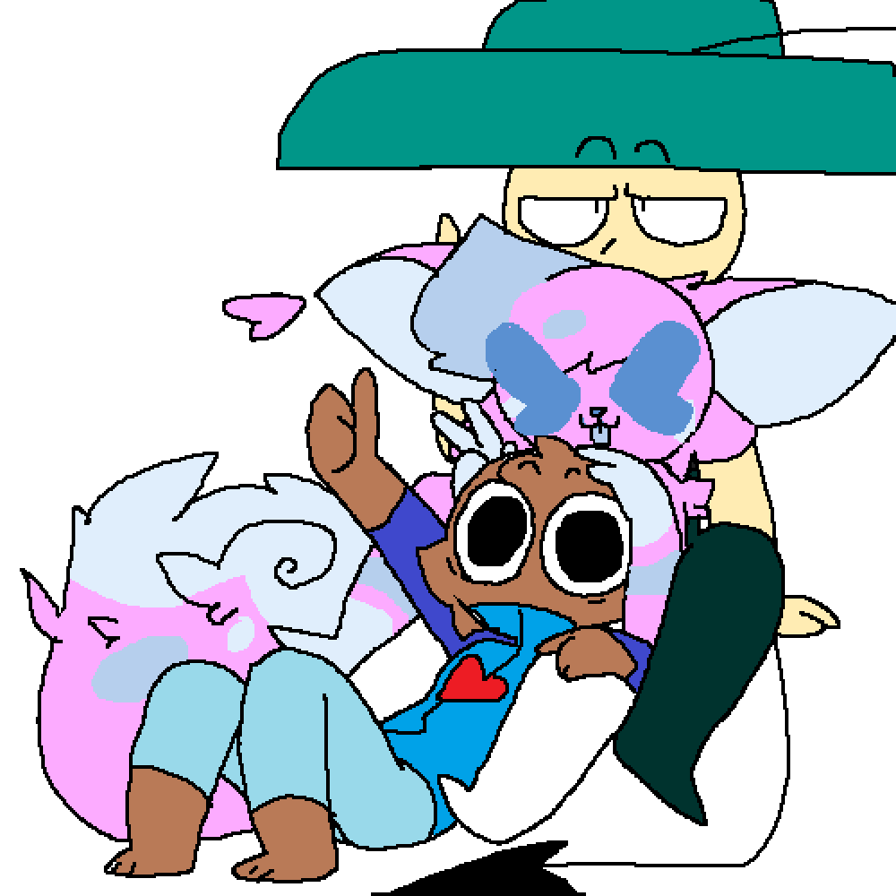 Pixilart - Cuddling Base by LunaDust