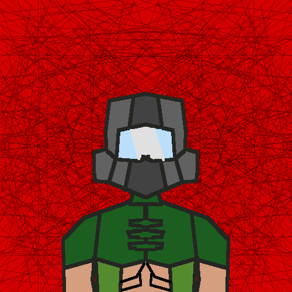 Pixilart - doomguy with helm by DSSuLh9jL8lsHTE