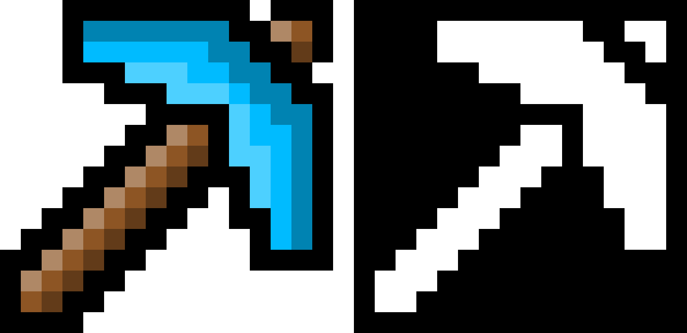 Pixilart - Pickaxe by JoeFokkers
