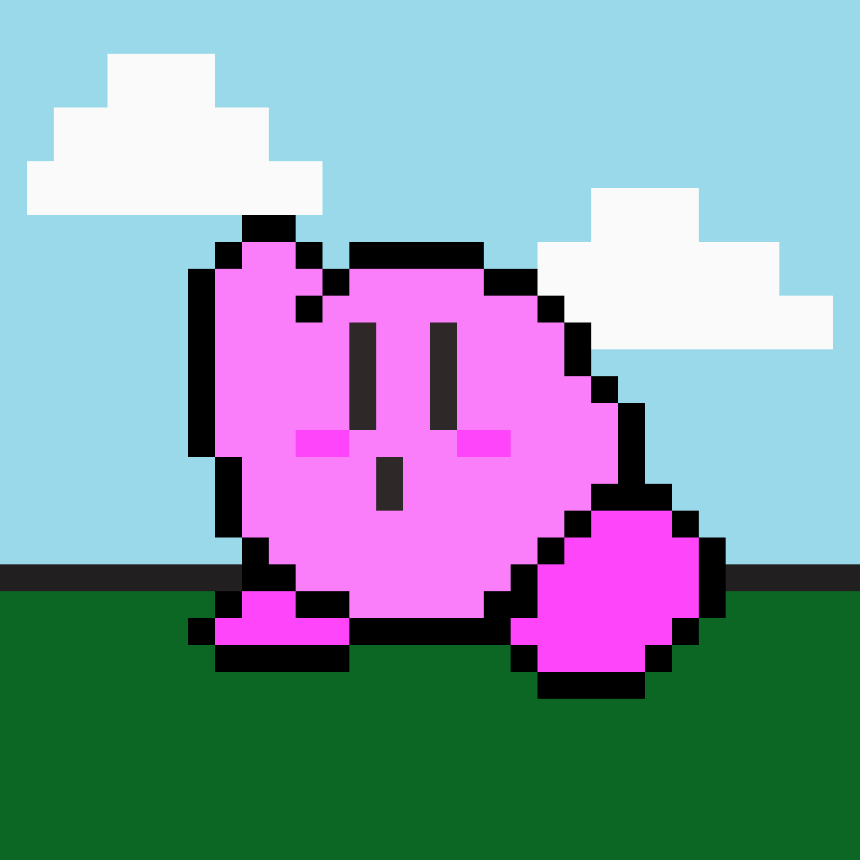 Pixilart - kirby by Talon1