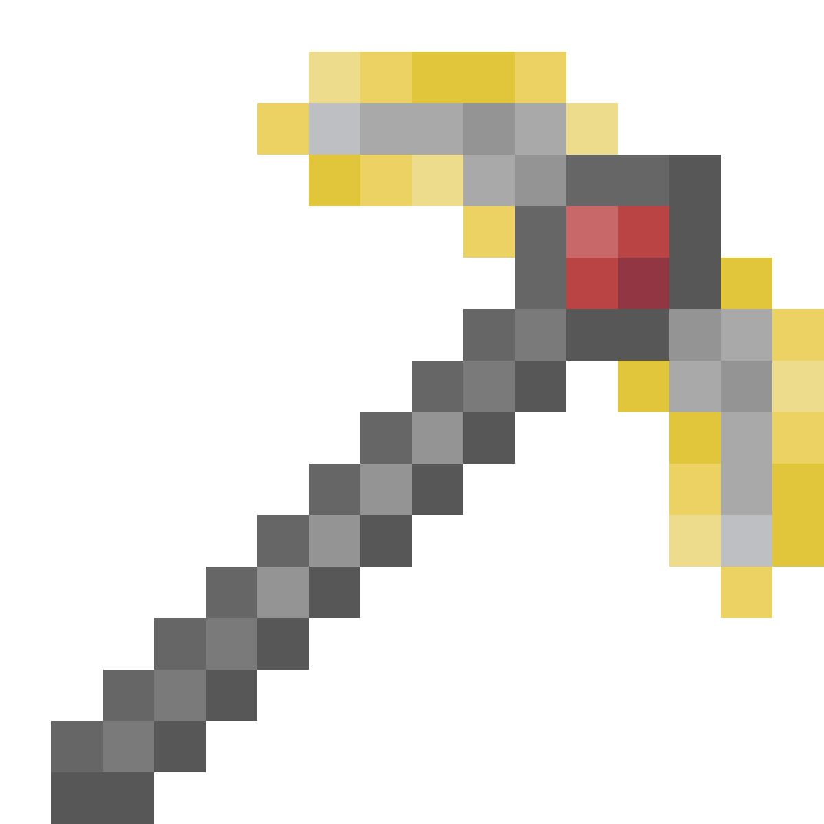 Pixilart - Pickaxe 2.0 by Rocky707