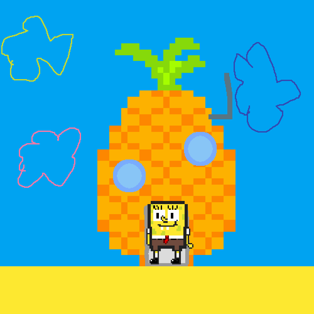 Pixilart - spongebobs house by Sams-cool-home