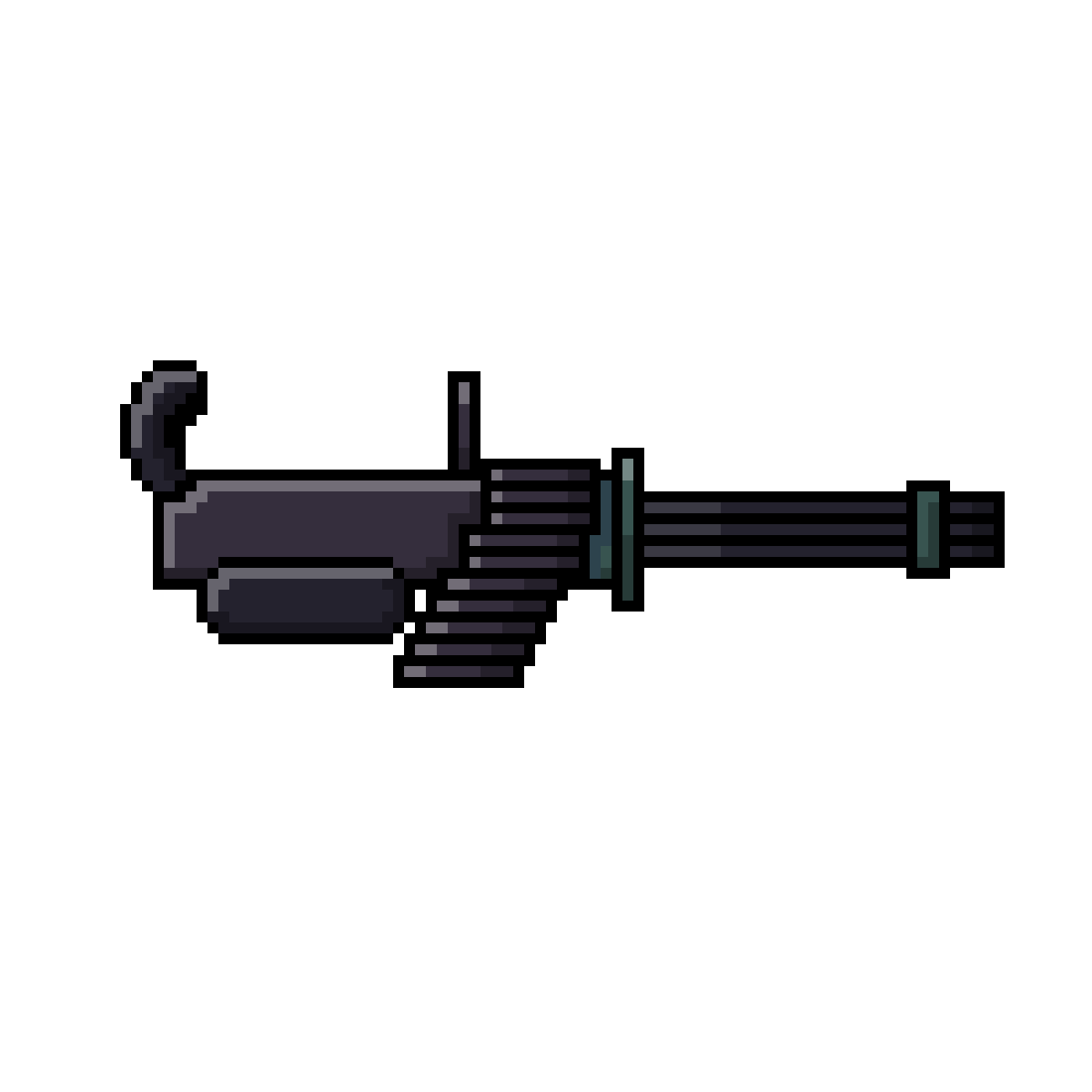 Pixilart - Minigun by Newnobody2021