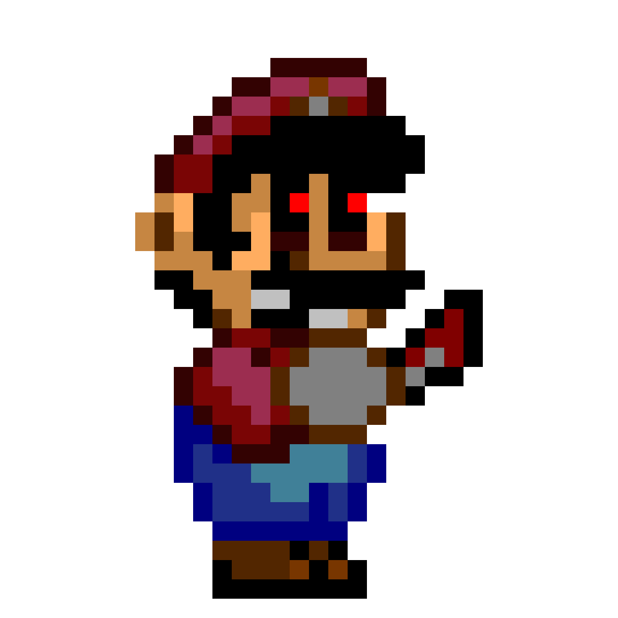 Pixilart - Super Horror Mario In Super Mario World by MauricioDiaz