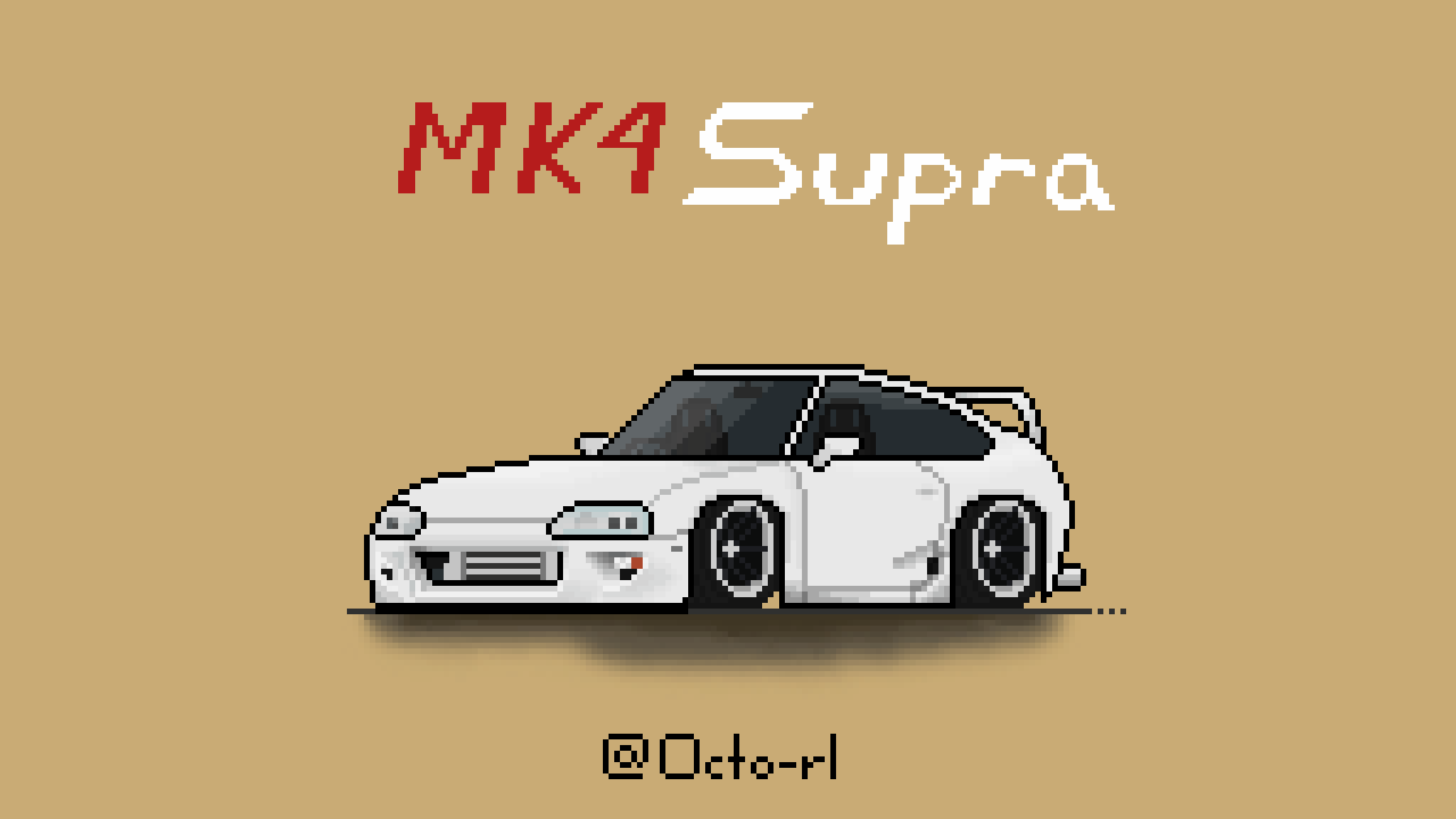 Pixilart - Toyota MK4 Supra by Octo-rl