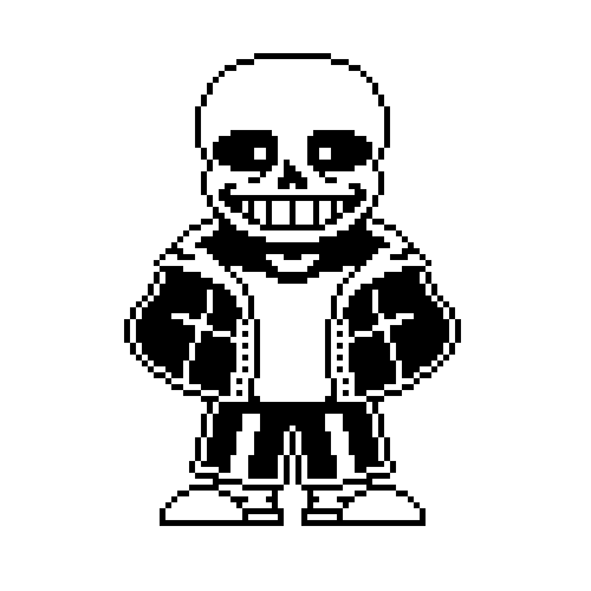 Pixilart - VHS sans animation but better (phase 0 + 1) by SuperWoofFluff
