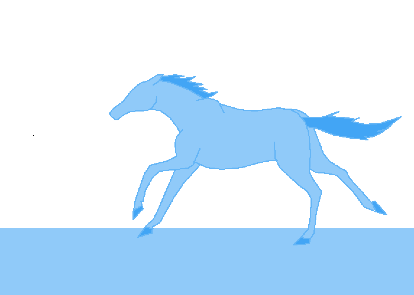 Horse Run Cycle Gif