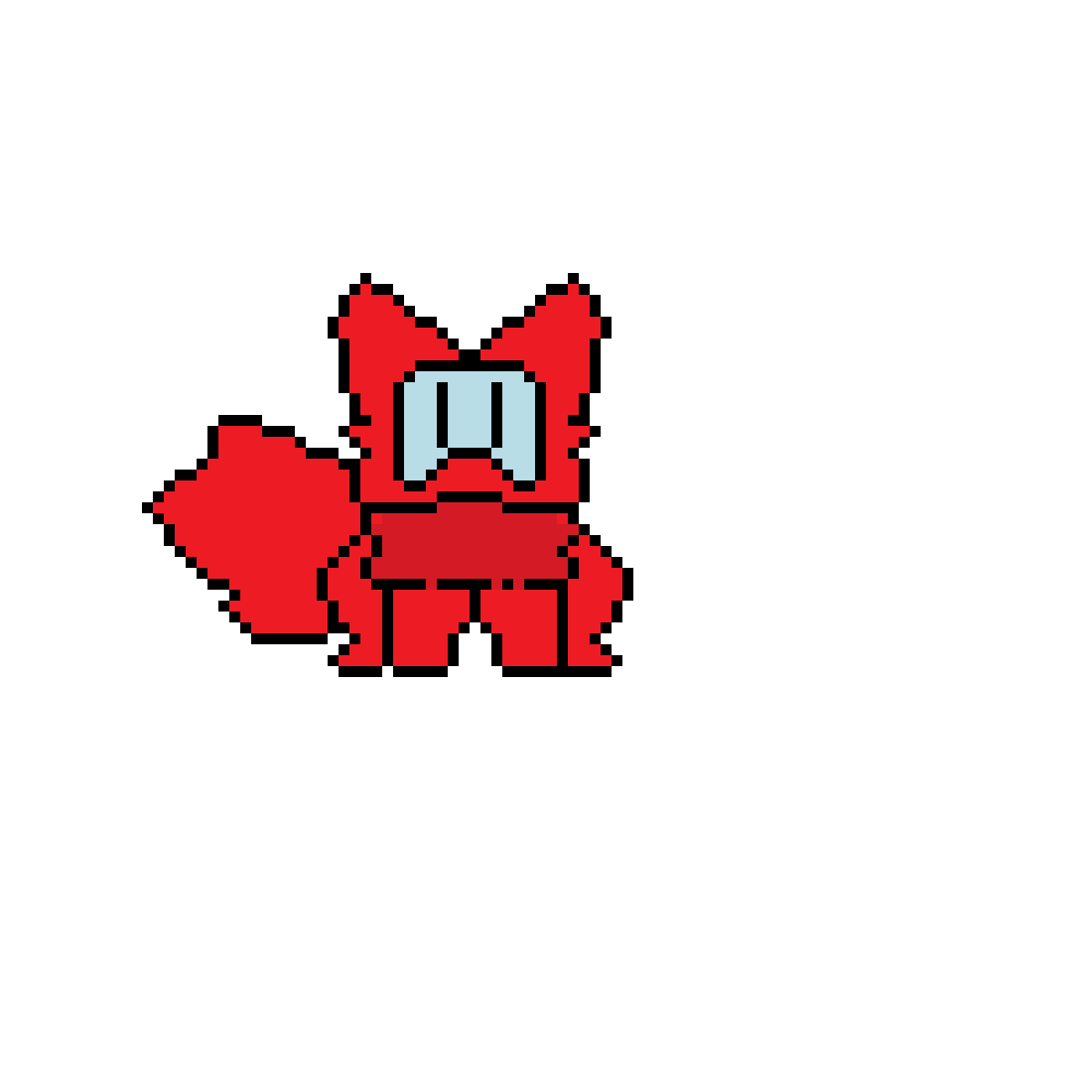 Pixilart - Red Slimepup by LunarStar017