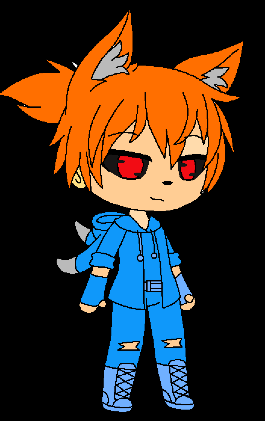 Pixilart - Gacha Wolf by stitchlove1