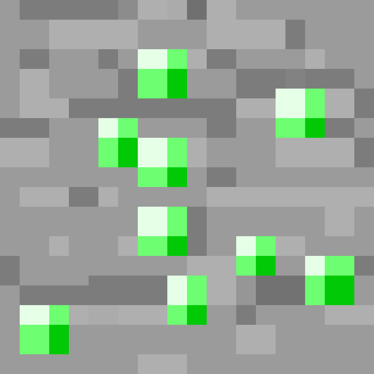 Emerald Ore Minecraft Texture