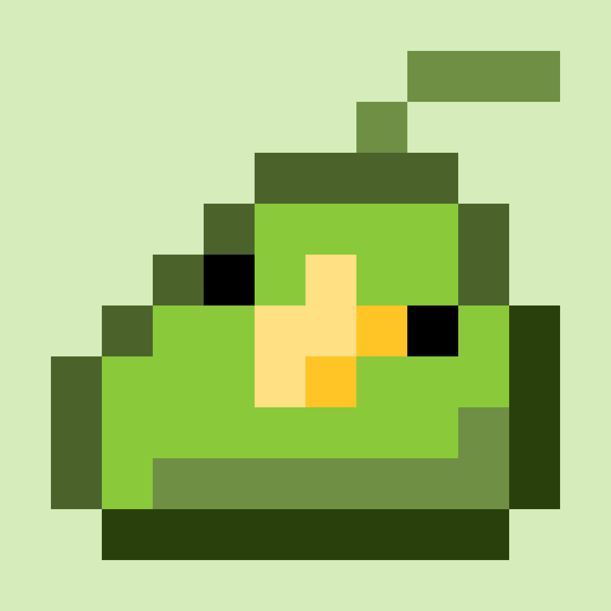 Pixilart - Squishy Bird but 12x12 by Doduodrio