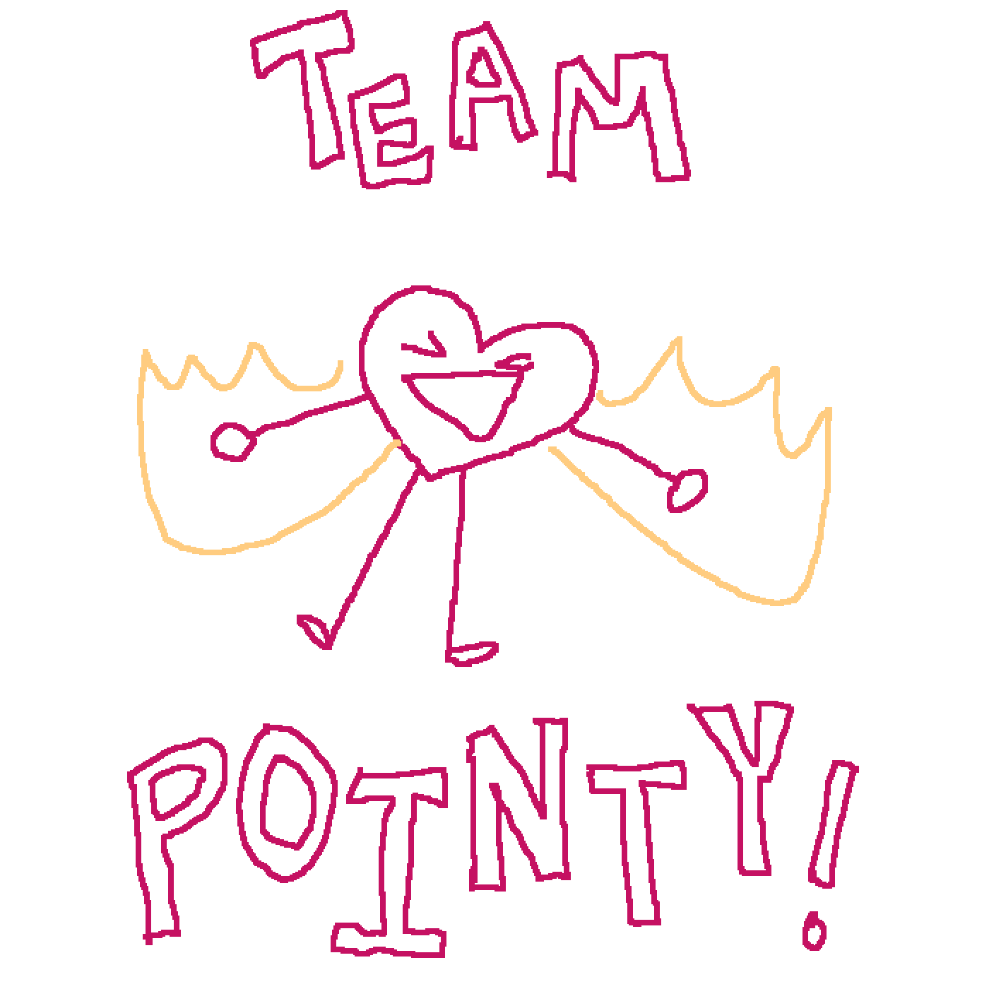 Pixilart - TEAM POINTY!!! by Arsuca