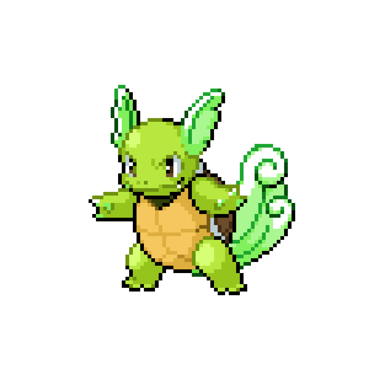 Pixilart - Custom Shiny Wartortle by PokePixCreator