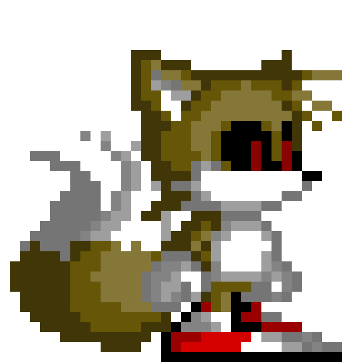 Pixilart - Zylos Faker Form (Tails Ver) by Redplayer-sus